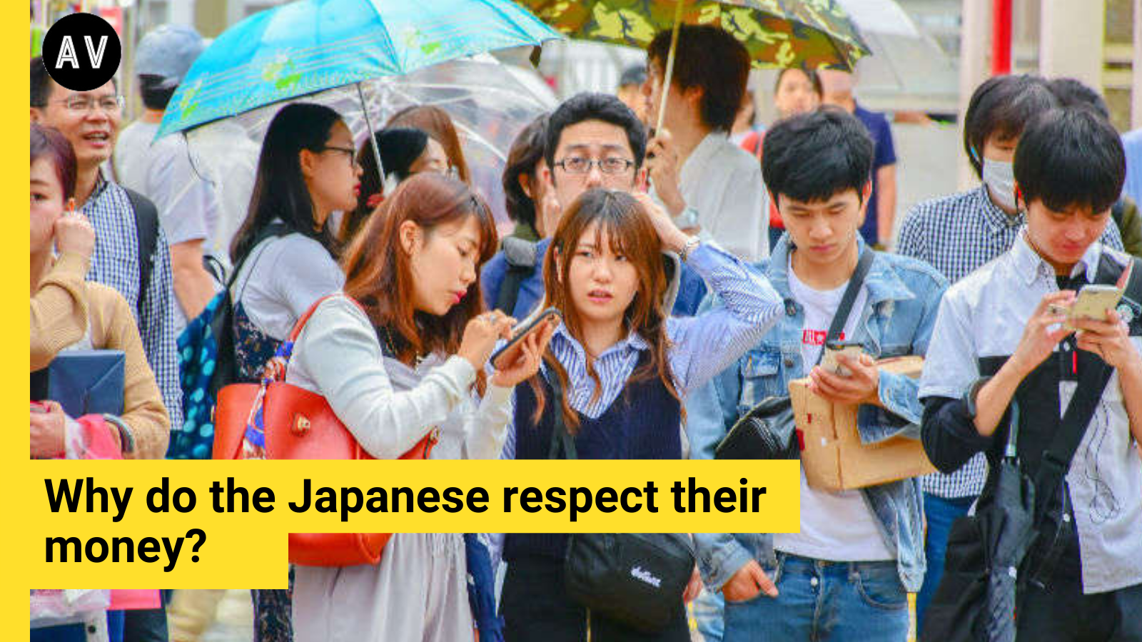 Why do the Japanese respect their money? - Adithya V